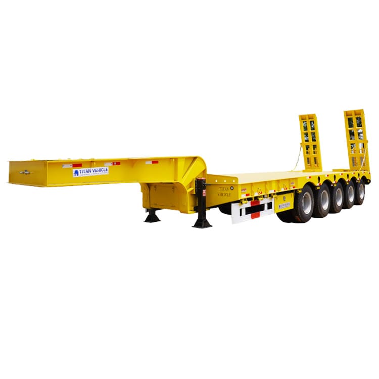 5 Axle 40Ft Lowbed Trailer for Sale in Zambia Lusaka