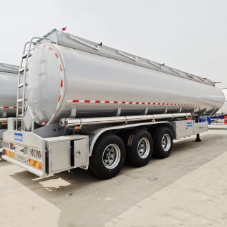 Tri Axle Aluminum Tanker Trailer for Sale in Zambia, Chingola